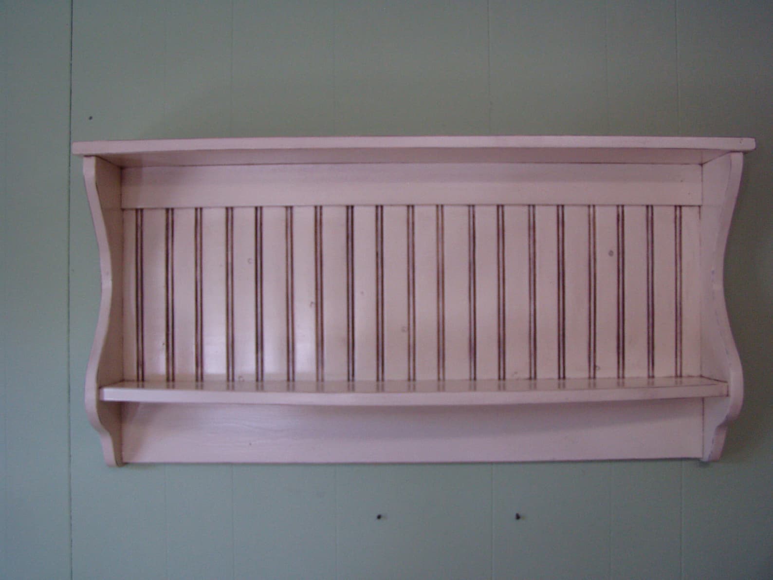Plate Rack Wood Wall Shelf Farmhouse Plate Display - Etsy