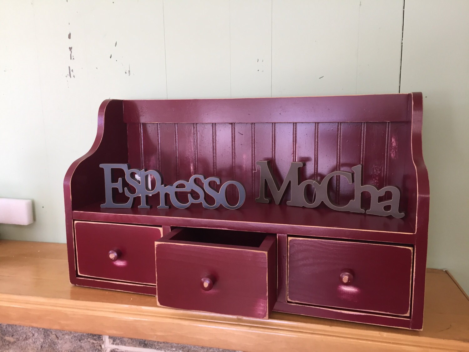 Cook Book Recipe Display Rack Counter Top Shelf Recipe Drawers | Etsy