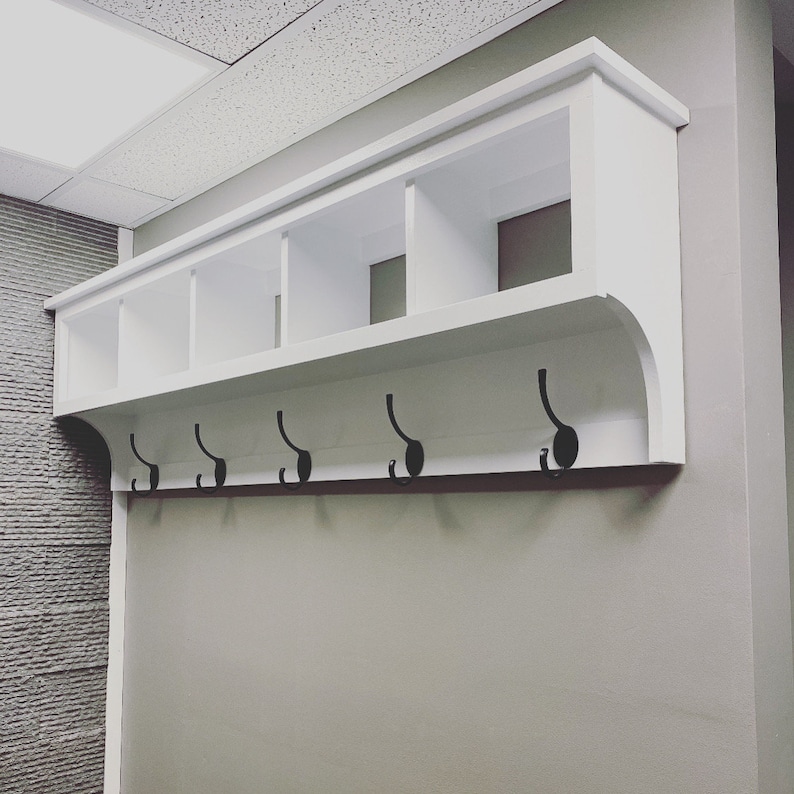 Entryway Bench and Coat Rack With Storage Living Room | Etsy