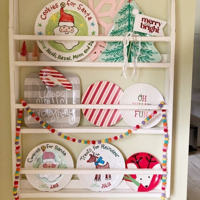 Farmhouse Style Plate Display Rack 40" Tall — Appletree Woodcrafts LLC