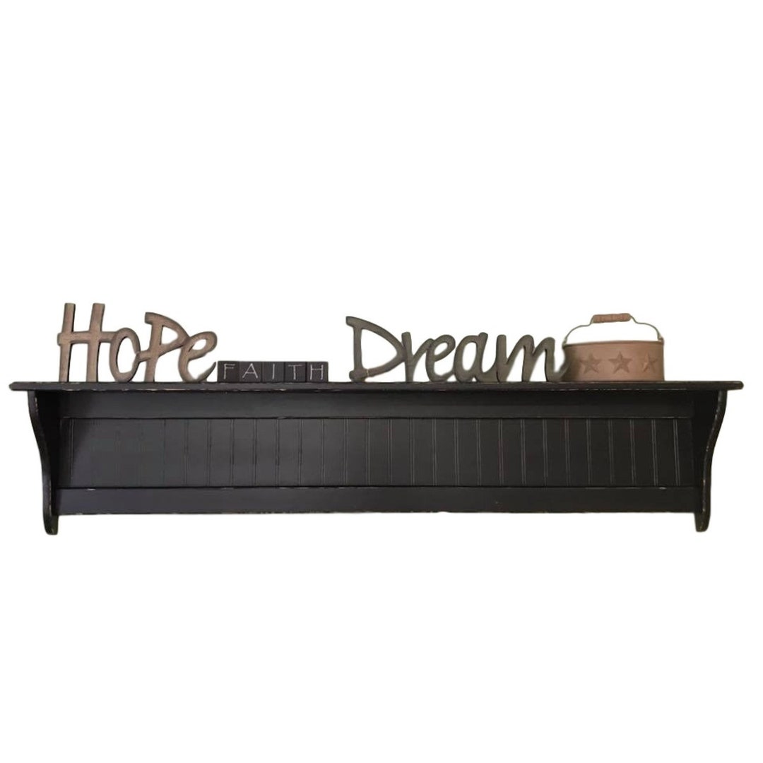 Rustic Pine Wall Shelf: 60