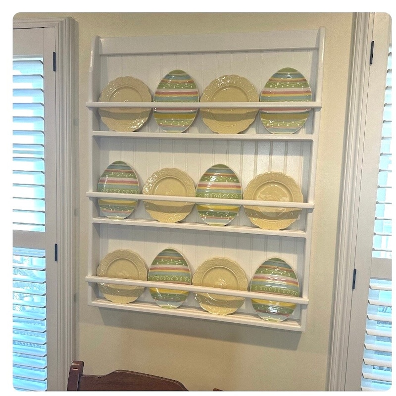 Wall Plate Rack - Etsy
