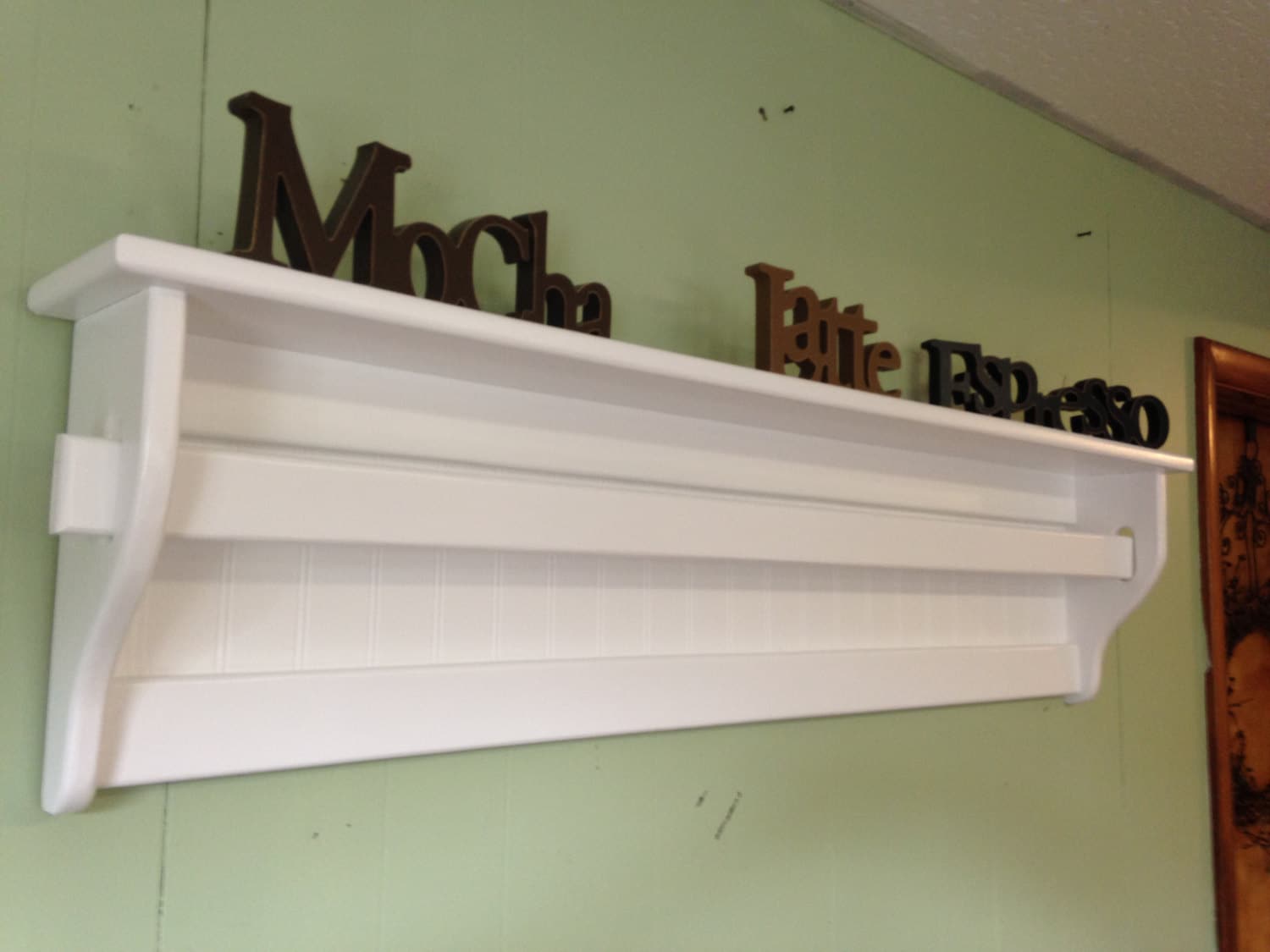 Wall Hanging Quilt Rack With Shelf - Etsy