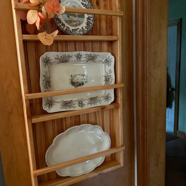 Plate Display Rack or Bookshelf — Appletree Woodcrafts LLC