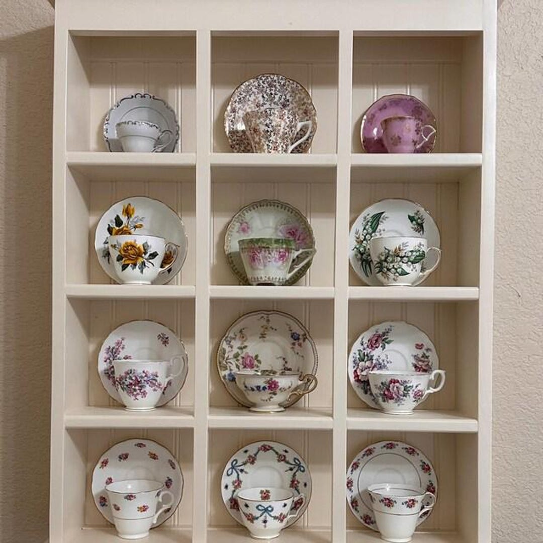 Beautiful Plate Rack / Tea Cup Display / Saucer and Tea Cup Rack ...