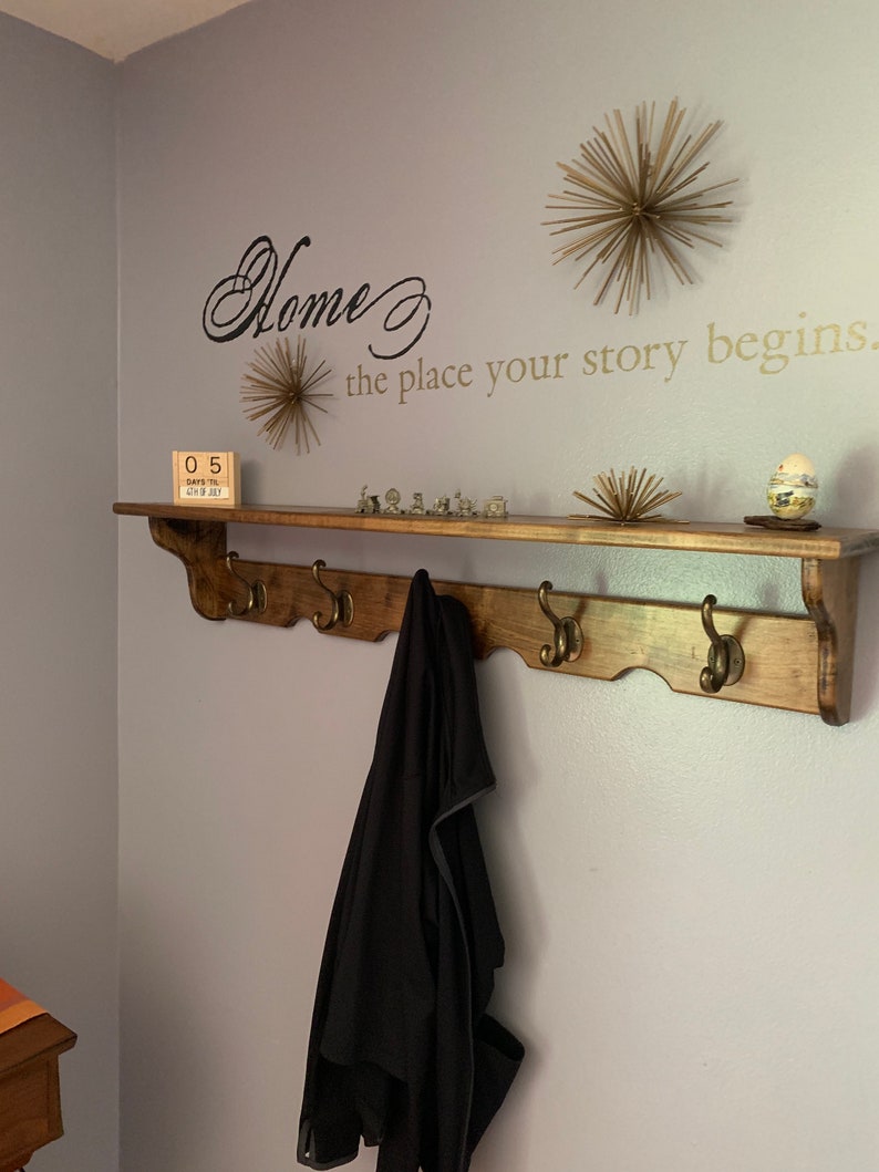 Entryway Coat Rack Hallway Furniture Hat Rack and Clothes - Etsy
