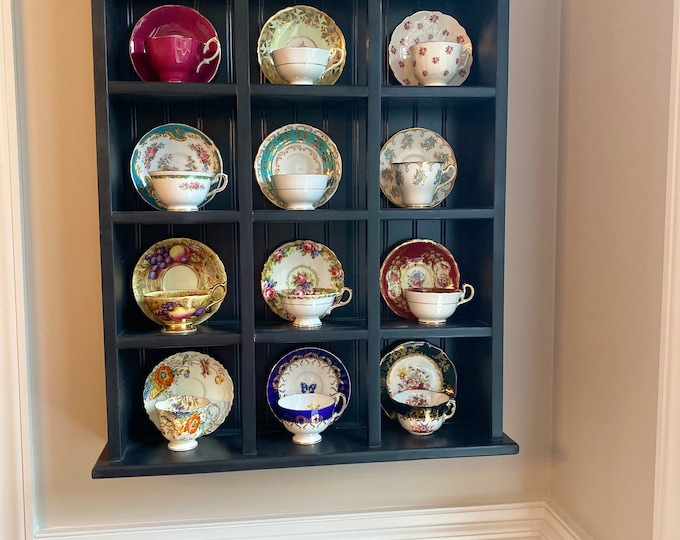 Chinese Handmade Wall Mounted Storage Rack,storage Tea Set Holder ...