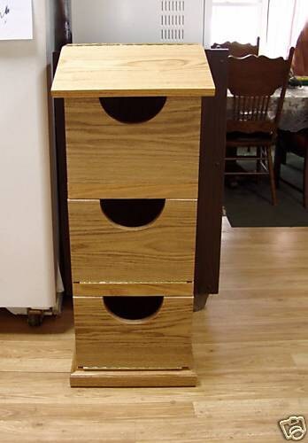 Vegetable Bin Solid Oak Country Rustic Potato and Onion Storage Bin - Etsy