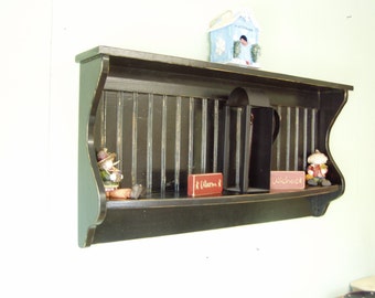 Rustic Plate Rack Plate Display Rack Vertical Hanging Plate - Etsy