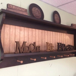 Primitive Plate Rack Wall Shelf: Country Shaker Display With Pegs - Etsy