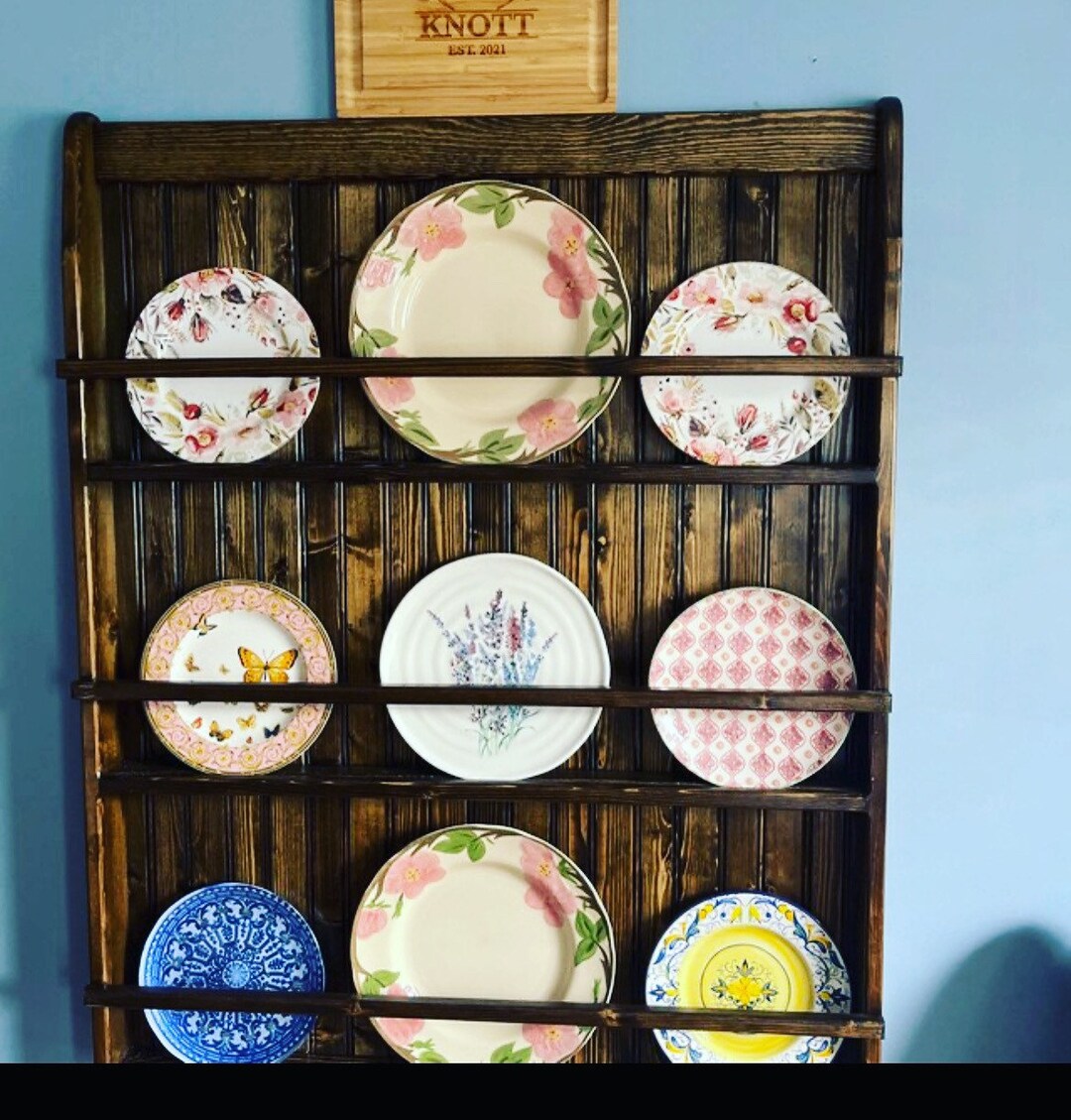 Wall Hanging Plate Rack - Etsy