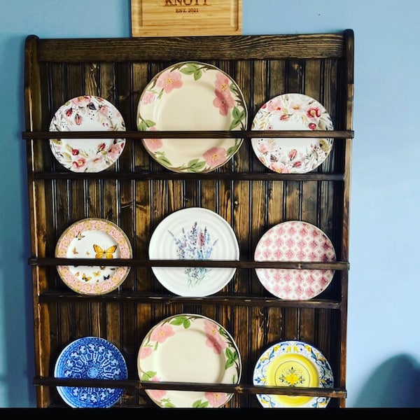 Hanging Plate Rack - Etsy