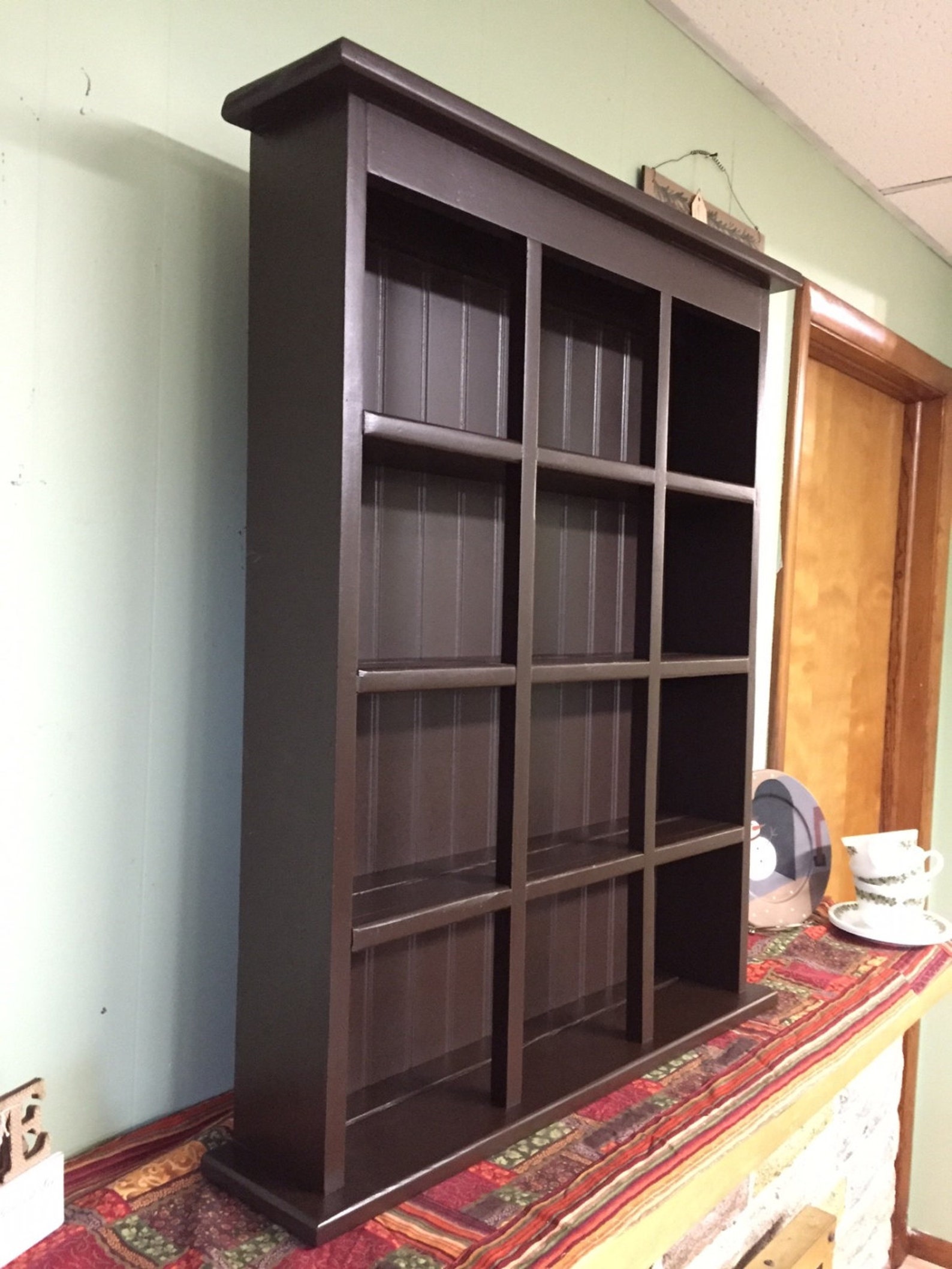 China Cabinet for Wall Tea Cup and Saucer Display Coffee Mug - Etsy