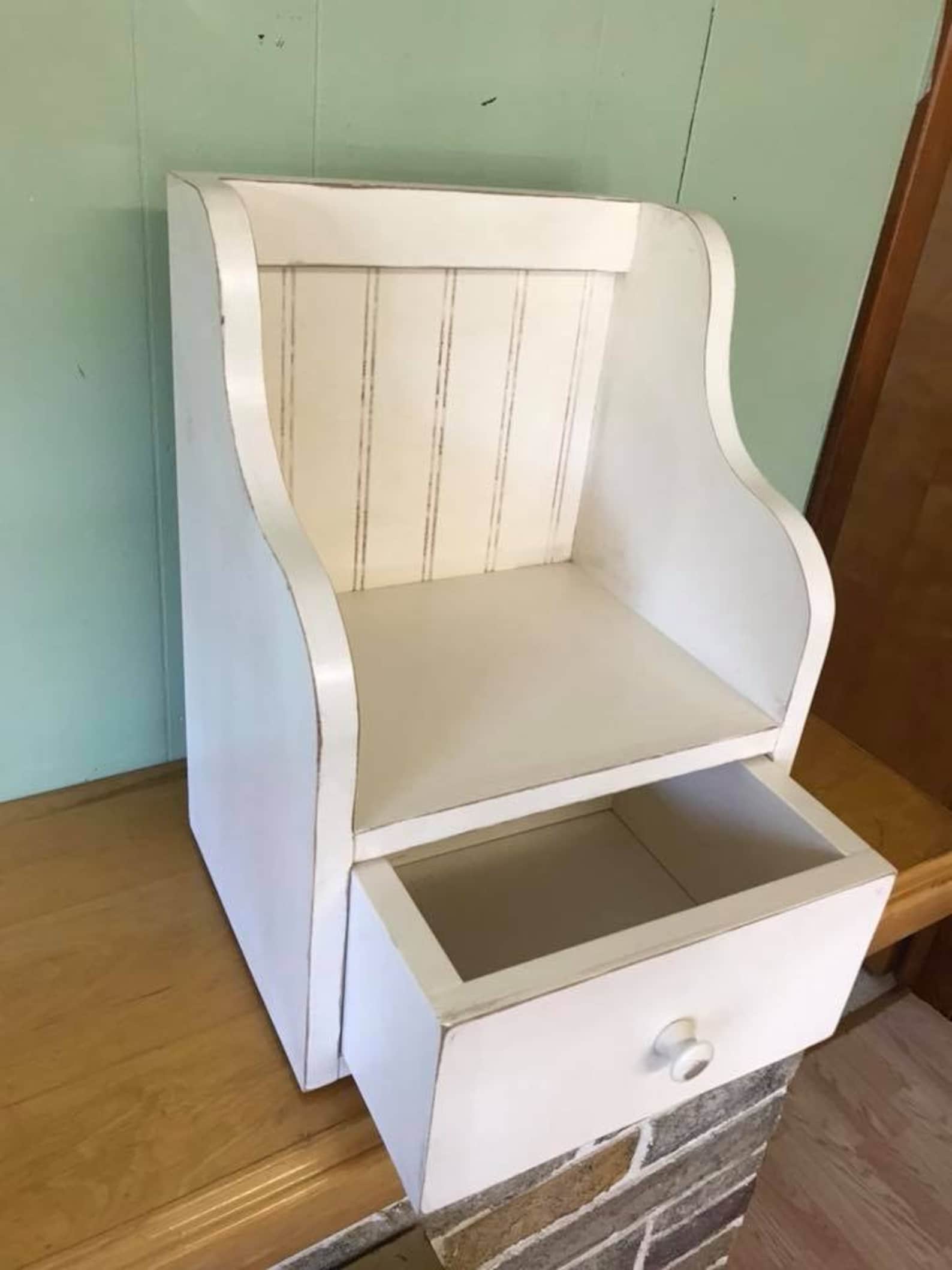 Recipe Card Holder Box and Cookbook Bookshelf One Drawer - Etsy