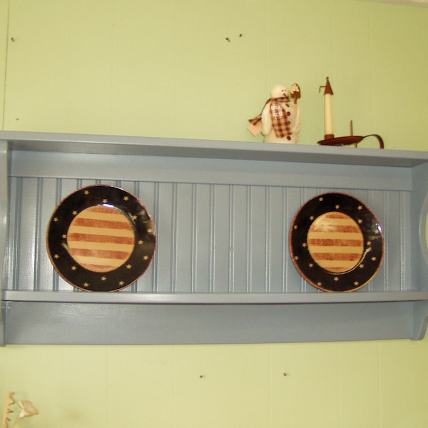 Shelf With Plate Groove - Etsy