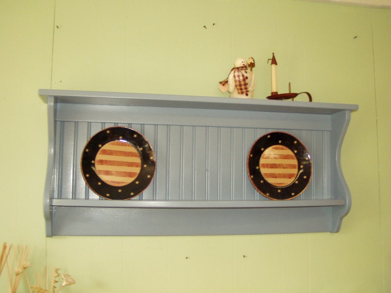 Plate Rack Plate Rack Display Cabinet Beautiful Country - Etsy