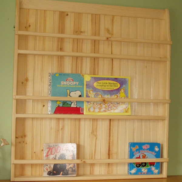 Kid Wall Book Rack - Etsy