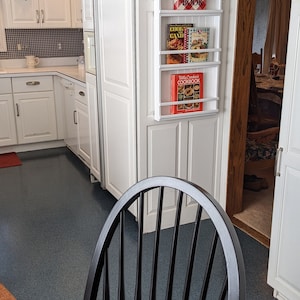 Handcrafted Cookbook Rack: Pine Kitchen Storage Shelf - Etsy