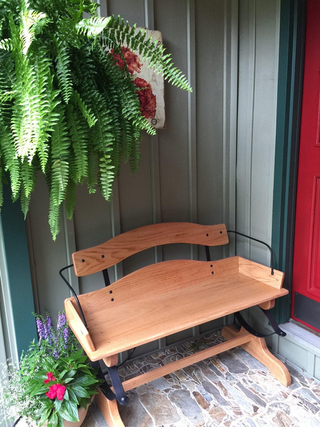 Buck Board Bench Little House Style Oak Bench - Etsy