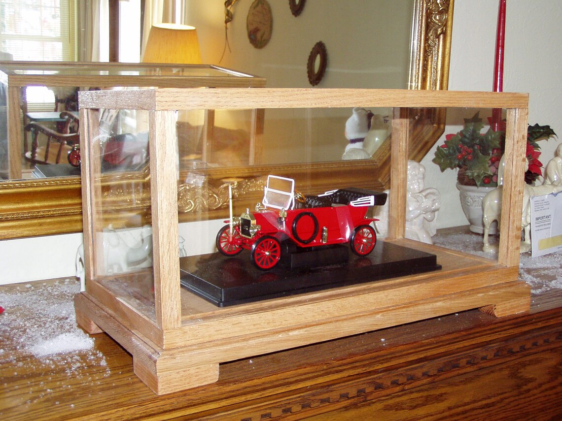 Model Display Cabinet for NASCAR 1:18 Scale 7x7x24 Oak - Etsy