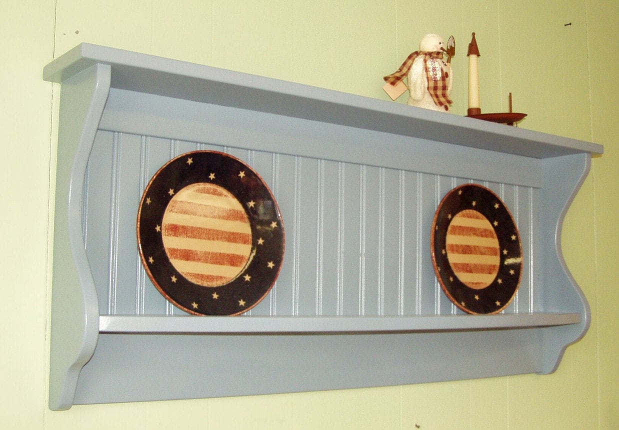 Plate Rack Plate Rack Display Cabinet Beautiful Country - Etsy Canada