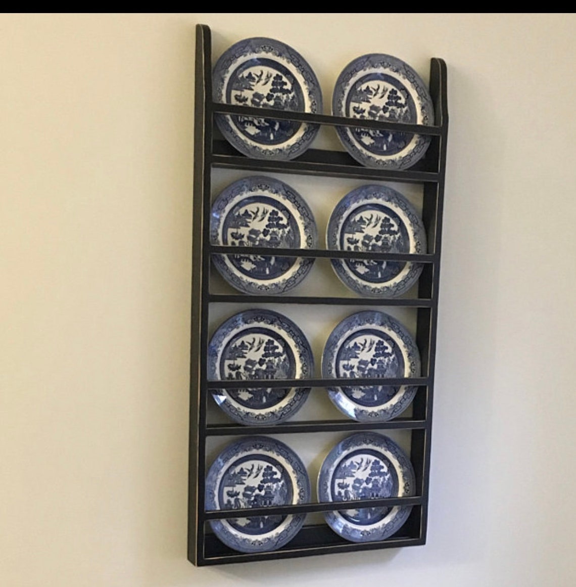 Rustic Plate Rack Plate Display Rack Vertical Hanging Plate | Etsy