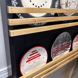 Modern Plate Rack, Large Wall Hanging Plate Display - Etsy