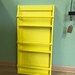 Hanging Wall Bookshelf / Plate Rack Yellow Magazine Rack and - Etsy