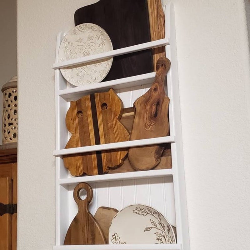 Cutting Board Shelf Holder - Etsy