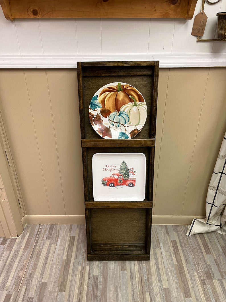 Plate Rack Open Faced Plate Rack 3 Tier Vertical Plate Rack - Etsy