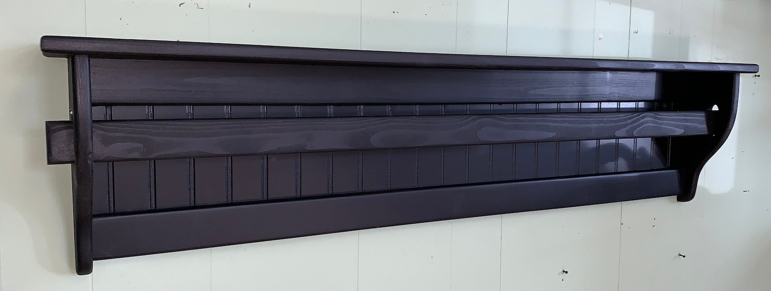 48 Quilt and Tapestry Rod With Shelf Quilt Hanger - Etsy