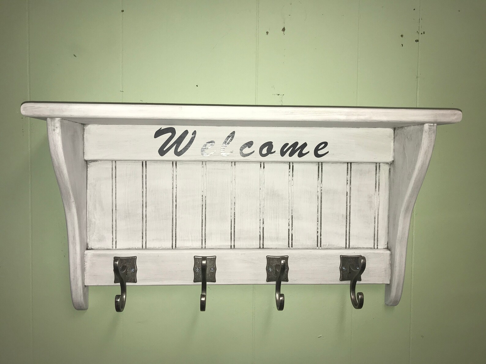 Charming Coat Rack Entryway Wall Mounted Shelf With Hooks - Etsy