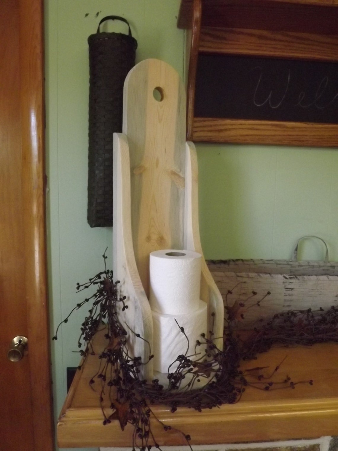 Candle Holder Wood Primitive Distressed Candle Display Rack | Etsy