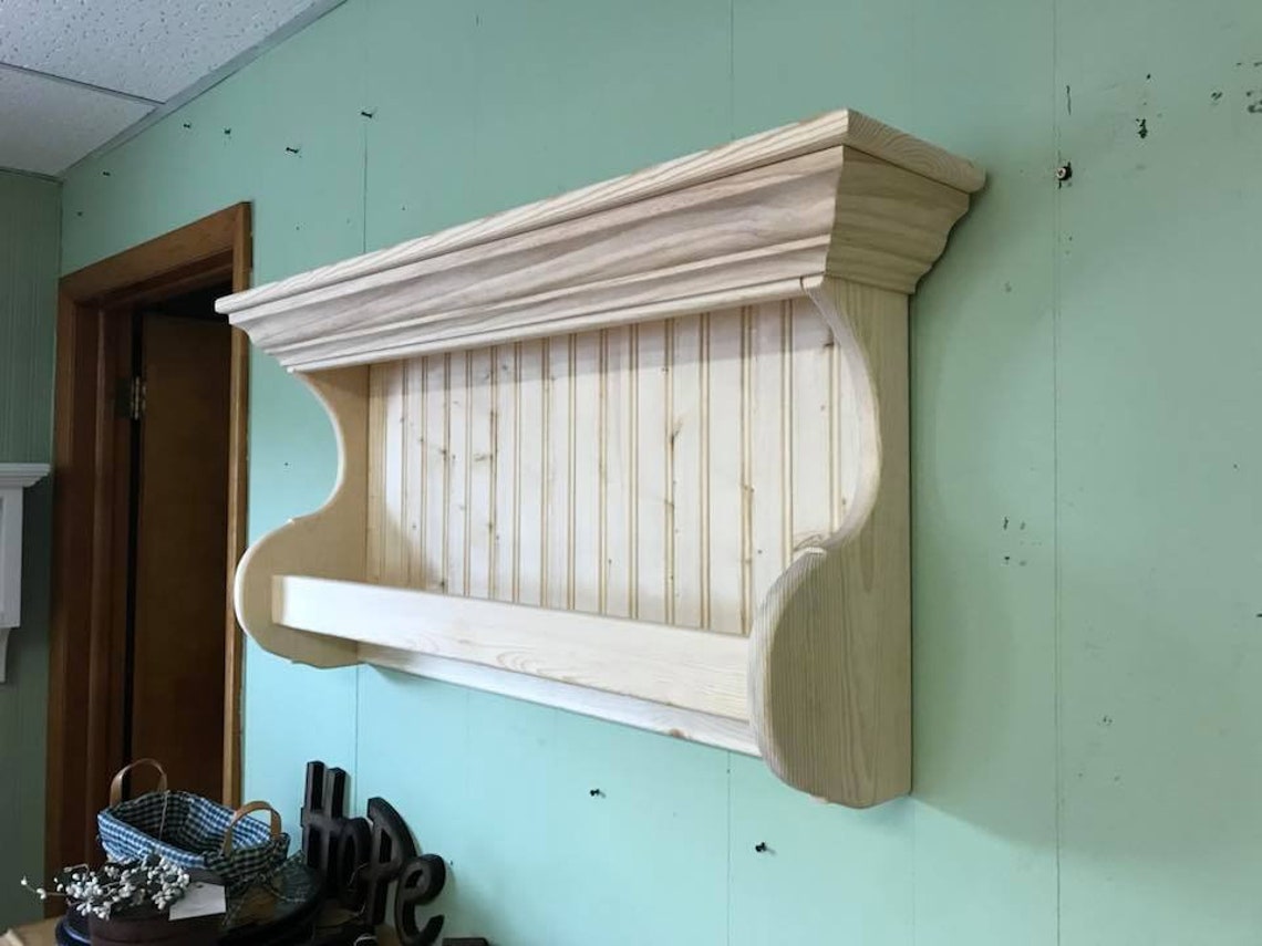 Quilt Rack for the Wall Solid Wood Decorative Shelf With | Etsy