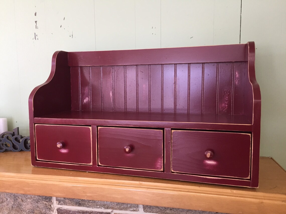 Cook Book Recipe Display Rack Counter Top Shelf Recipe Drawers - Etsy