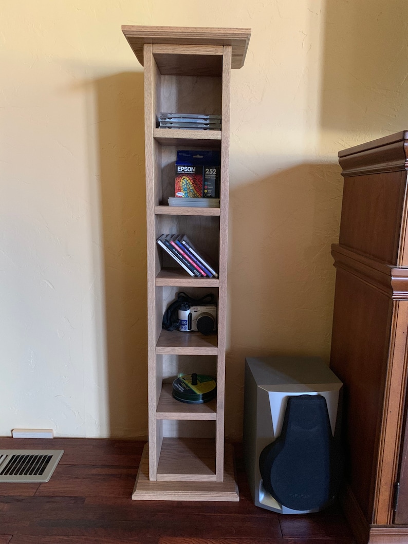 Office Storage Cd Tower Storage Furniture Cd Rack Video | Etsy