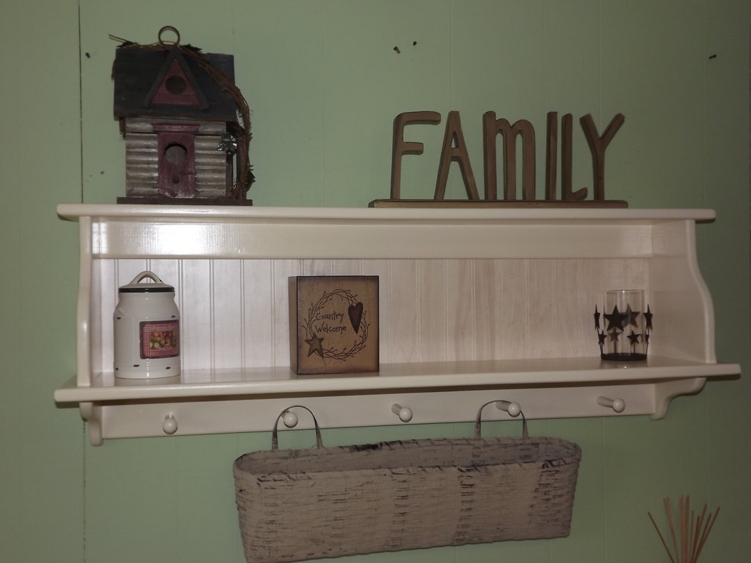 Display Kitchen Wall Hanging Rack Country Cupboard - Etsy