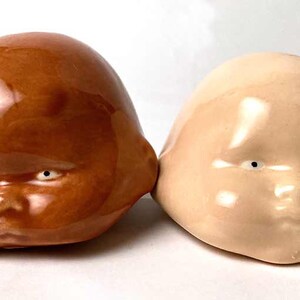 Baby Puddin' Heads Ceramic Salt and Pepper Shakers - Etsy