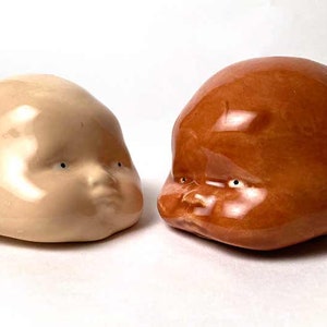 Baby Puddin' Heads Ceramic Salt and Pepper Shakers - Etsy