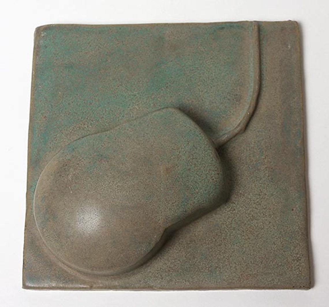 Ceramic Stoneware Tile 5 Inch Green Computer Mouse Unique - Etsy