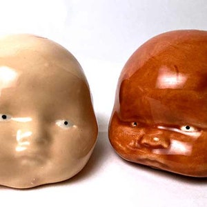 Baby Puddin' Heads Ceramic Salt and Pepper Shakers - Etsy