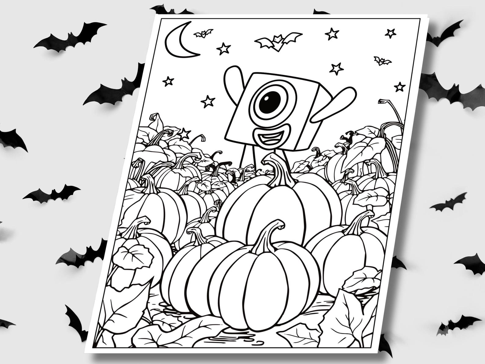 Numberblocks Coloring Page Halloween Coloring Page to Print Numberblock ...