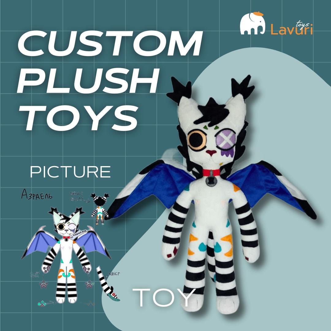 Individually Crafted Plush Toys One of a Kind Plushie on Demand Plush ...