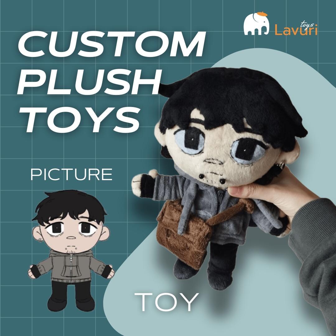 Custom Plush Toy From Drawing or Photo, Custom Plushie, Stuffed Animal ...
