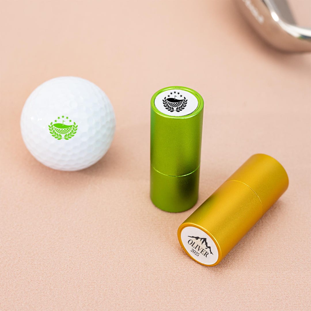 Custom Golf Ball Stamp, Personalized Ball Stamp, Monogram Golf Ball ...