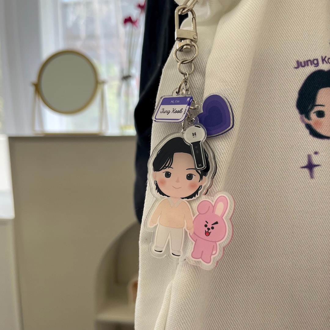 BTS Keychain Inspired - BT21 Keychain - Bangtan Keychain - Bts Bag ...