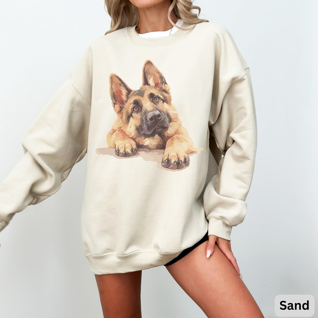 German Shepherd Sweater, German Shepherd Puppy Sweatshirt, German ...
