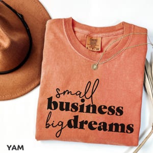 Small Business Big Dreams T- Shirt, Entrepreneur Shirt - Gift for CEO ...