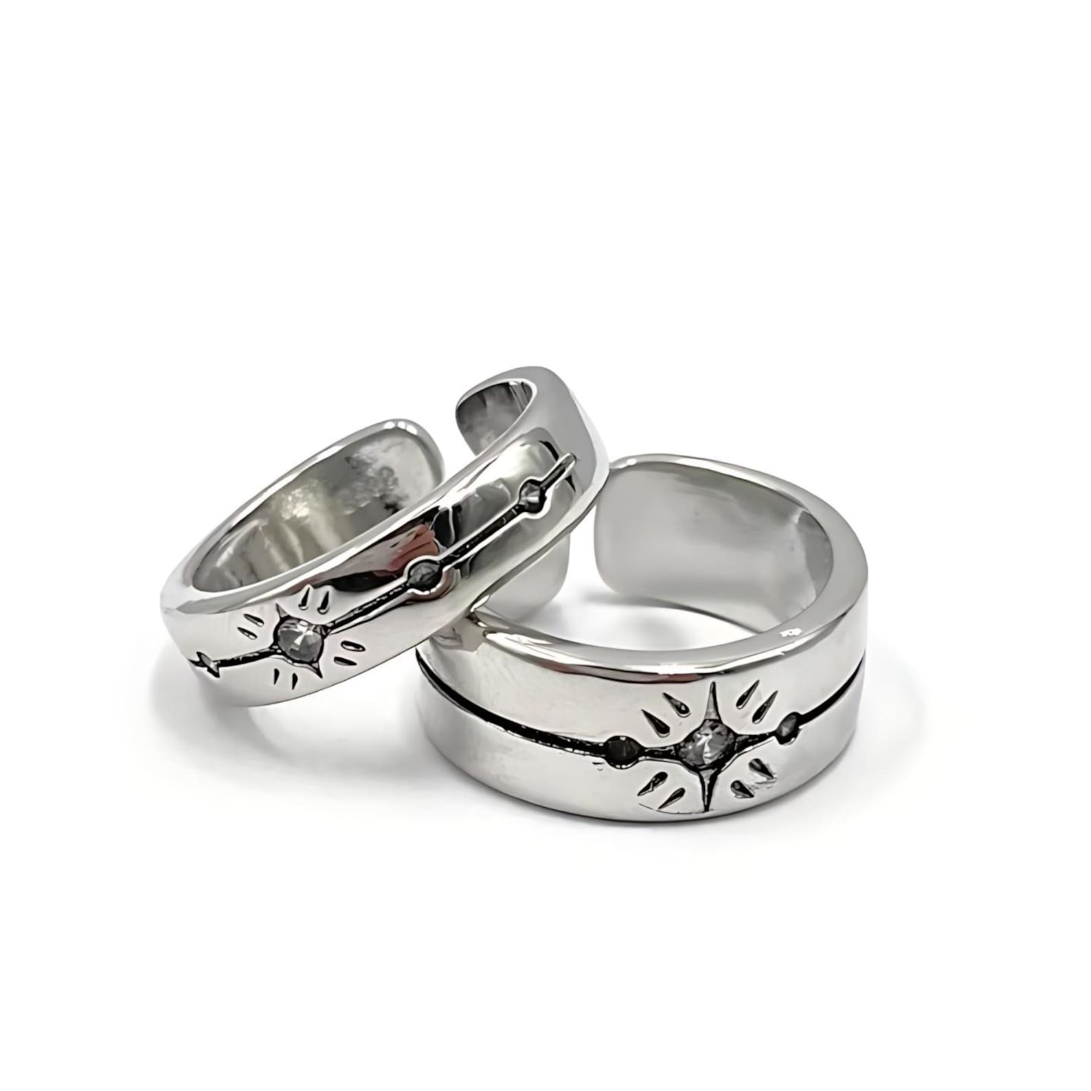 Love and Deepspace Ring Accessories Xavier Couple Rings Zayne Wedding ...