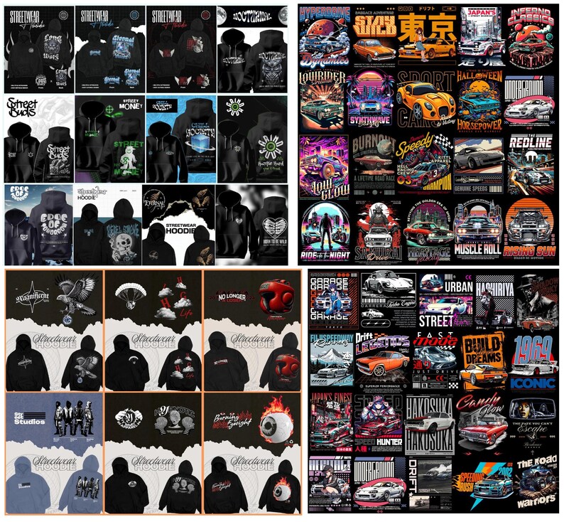 3400+ Professional Streetwear Designs: the Ultimate Bundle - T-shirt ...